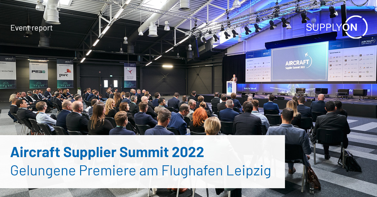 Aircraft Supplier Summit 2022: Gelungene Premiere am Flughafen Leipzig ...