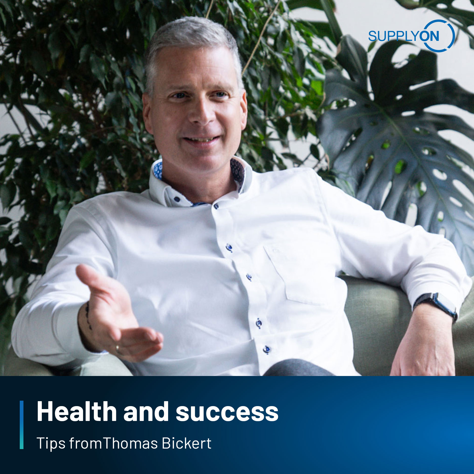 Health and success: tips from Thomas - SupplyOn
