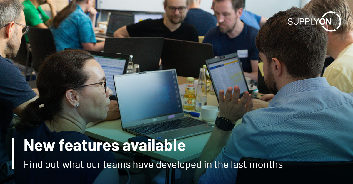 New features live: the results of Program Increment 2023-03 and 2023-04 - SupplyOn