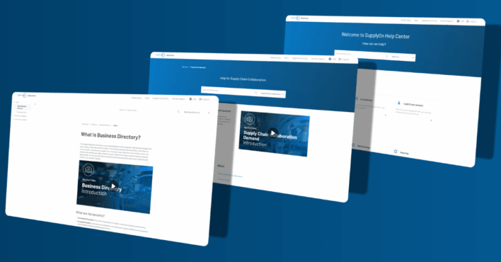 Many paths, one central point of entry: The new SupplyOn Help Center - SupplyOn